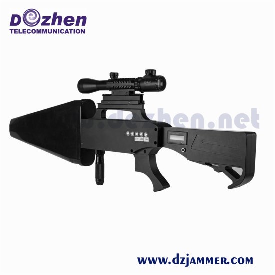 Drone Jammer Device Gun Shape IR Laser Telescope IP55 Waterproof ...